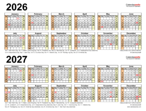 2026 Pay Period Calendar - Free Printable Calendar