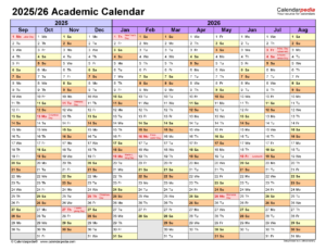 Dallas College Calendar 2026-2027 - Free Printable Calendar