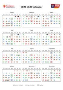2026 Firefighter Shift Calendar 26/48 - Free Printable Calendar