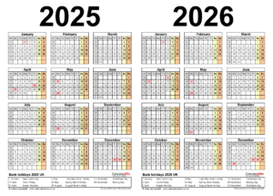 2026 Work Week Calendar - Free Printable Calendar