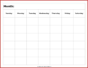 6 Week Calendar Printable: Stay Organized and On Track - Free Printable ...