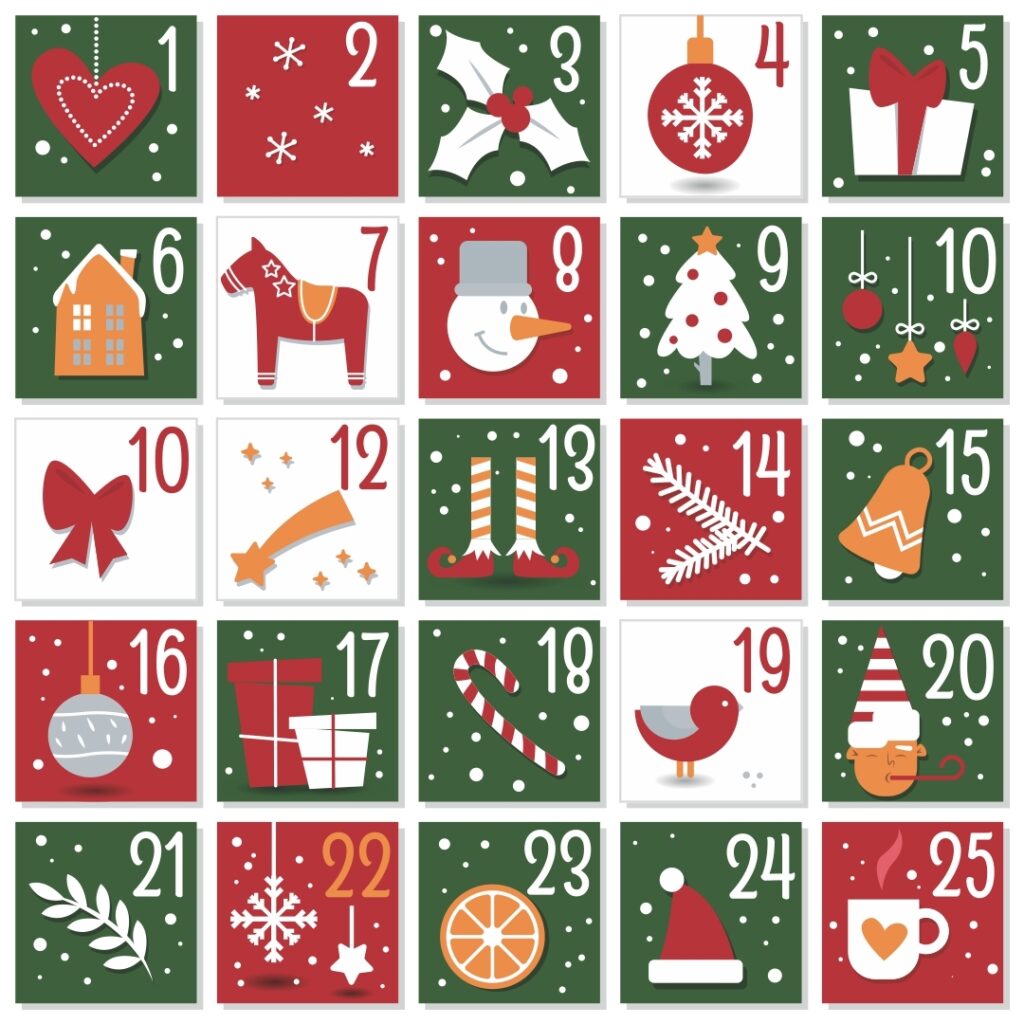 Free Advent Calendar Numbers Printable Pdf: Make Your Holiday Season ...