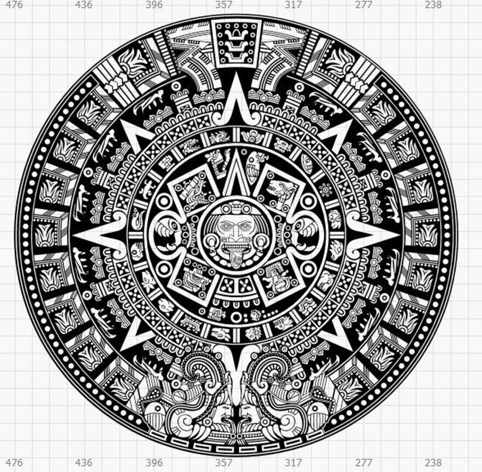 Aztec Calendar Printable: Unlocking Ancient Mysteries at Your ...