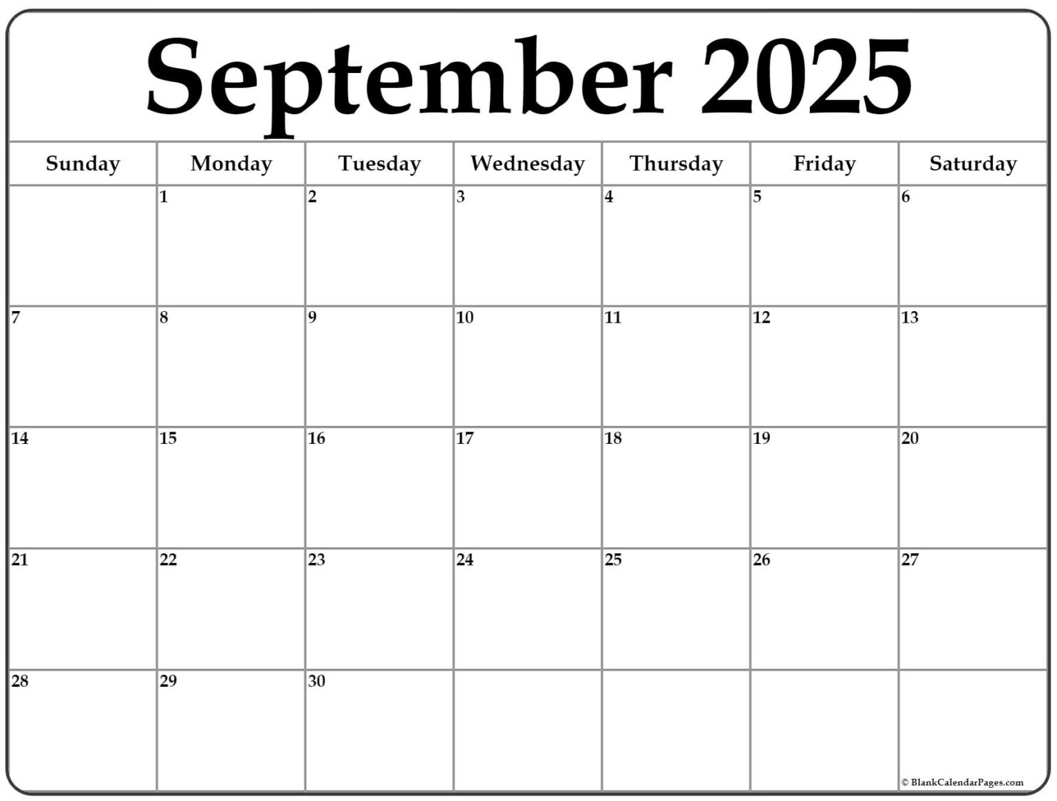 Free Printable September Calendar: Stay Organized and On Track - Free ...