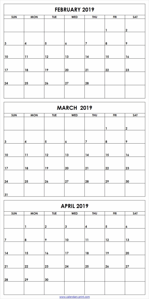 3 Month Calendar Free Printable: Stay Organized and Productive - Free ...