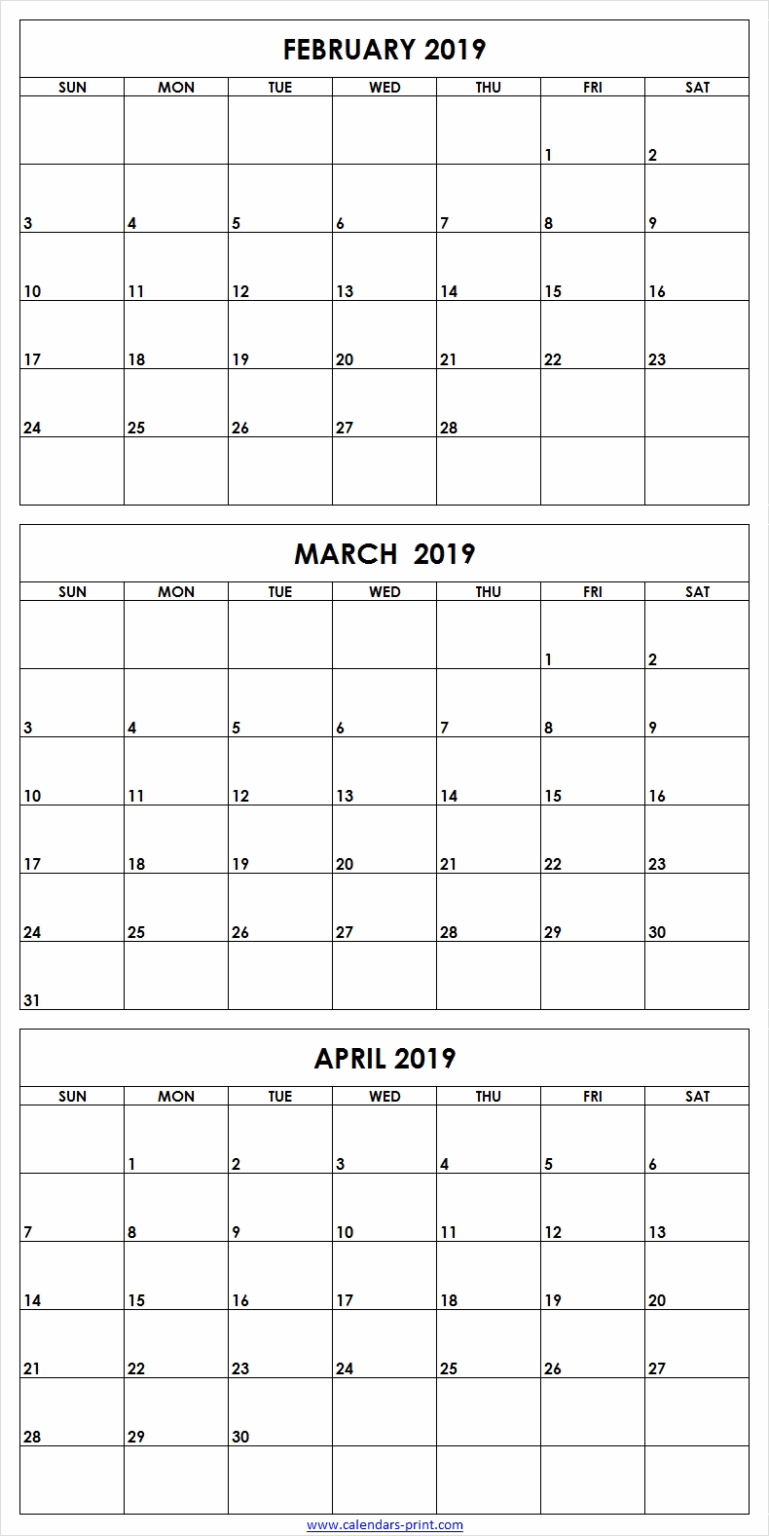 3 Month Calendar Free Printable: Stay Organized and Productive - Free ...